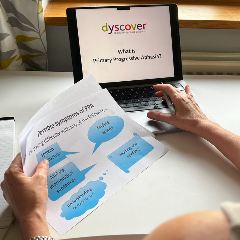 Primary Progressive Aphasia Support - Dyscover Charity